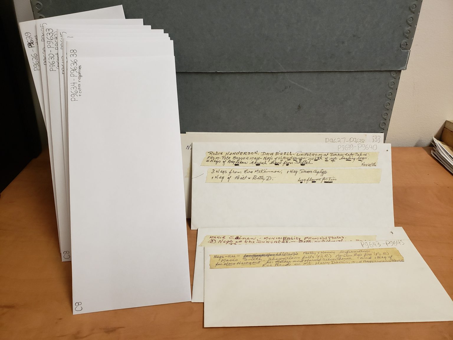 Accessioning the Bill Dungate Photographic Collection